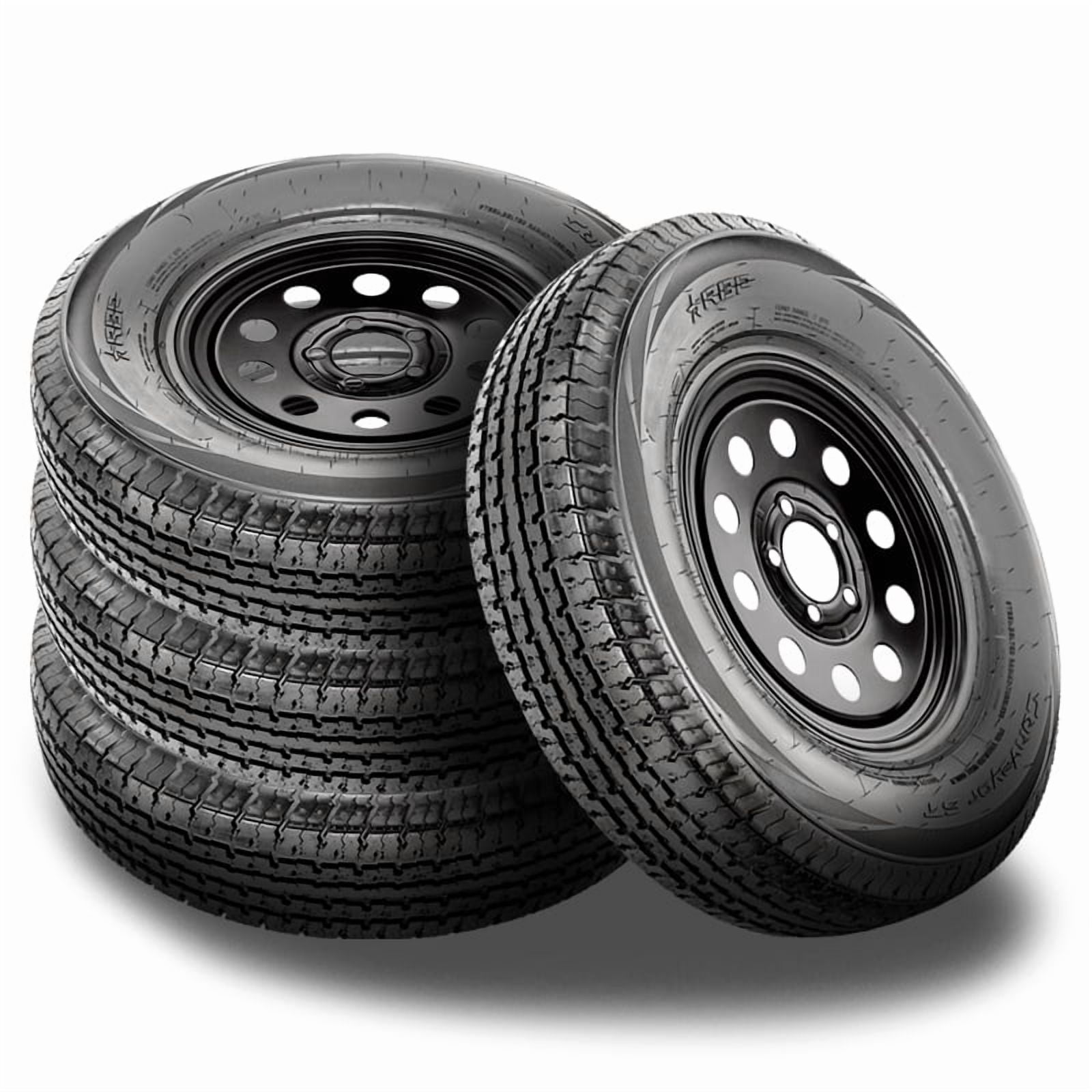 4 RBP Conveyor ST Semi Steel ST 205/75R14 105/101L Load D Trailer Tires ...