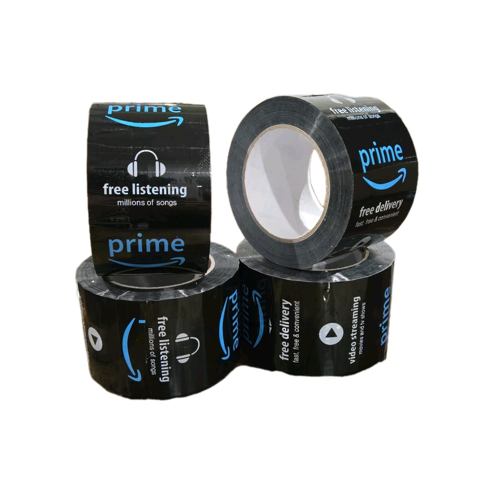 4 ROLL PACK! 3 Inch Wide X 426 FT (130 Meters)/roll, Amazon BOPP Packing Tape - Walmart.com