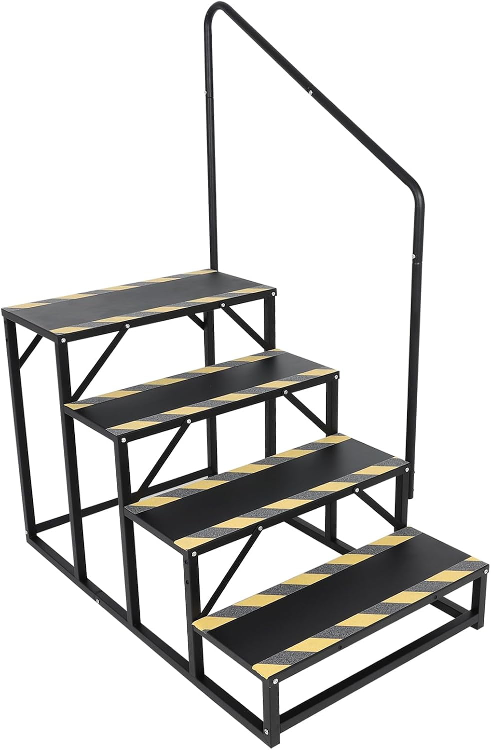 4 RV Step Stairs,Hot Tub Steps with Handrail,Portable Step Ladder for ...