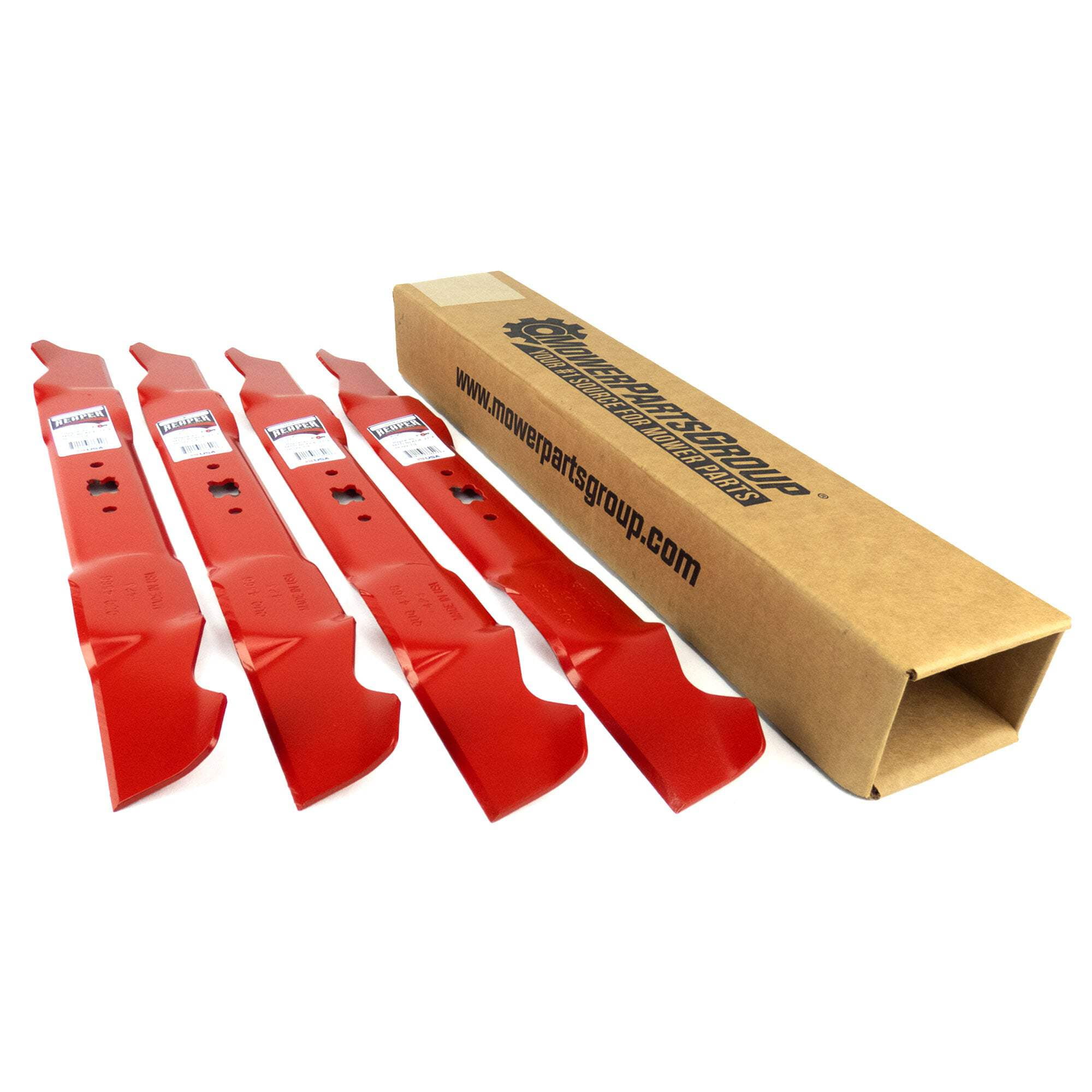 (4) Reaper Blades Fits MTD Cub Cadet Troy-Bilt 21" 742-04100 742-0741 ...