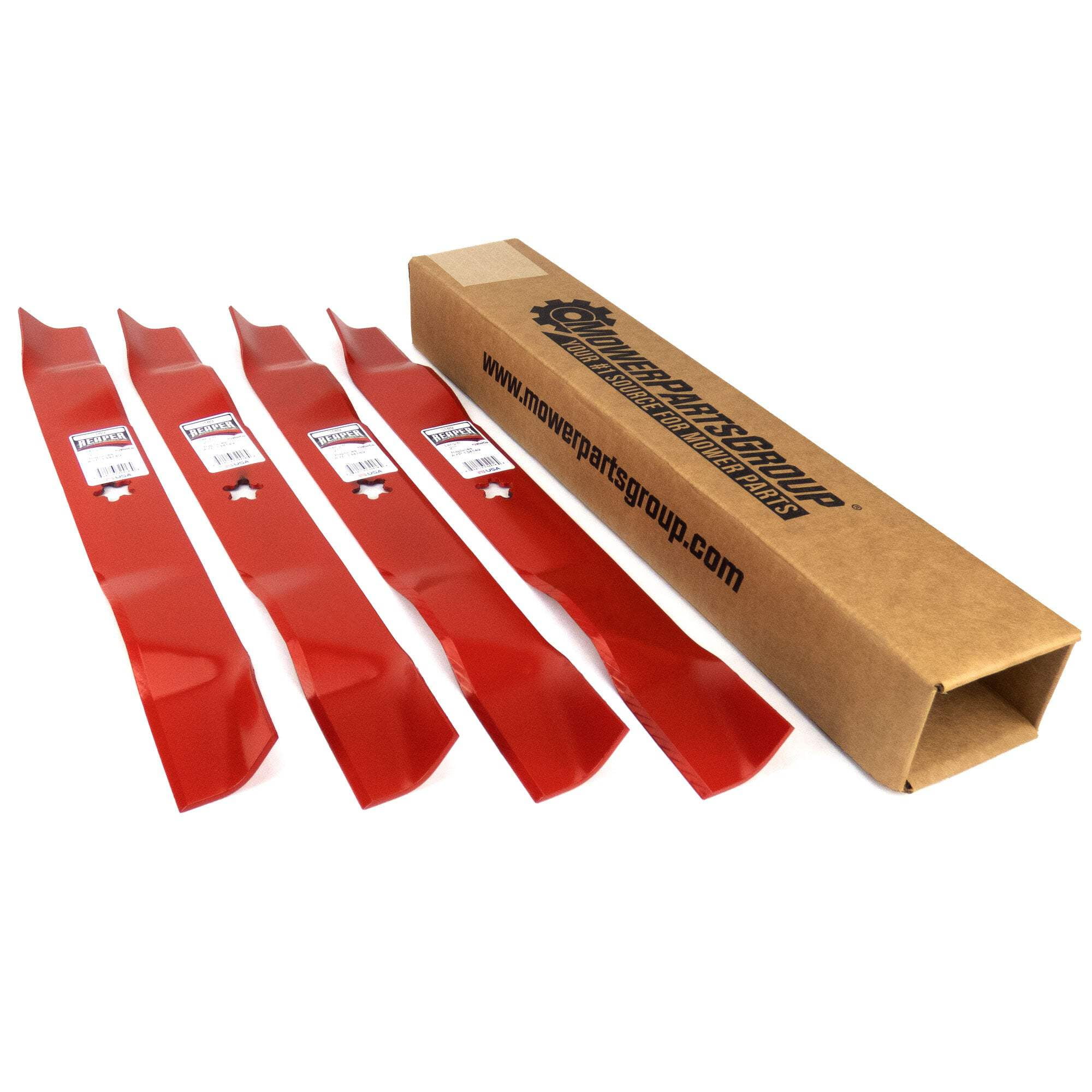 (4) Reaper Blades for AYP Husqvarna 42" LTH1342, YTH1542XP, 532424752 ...