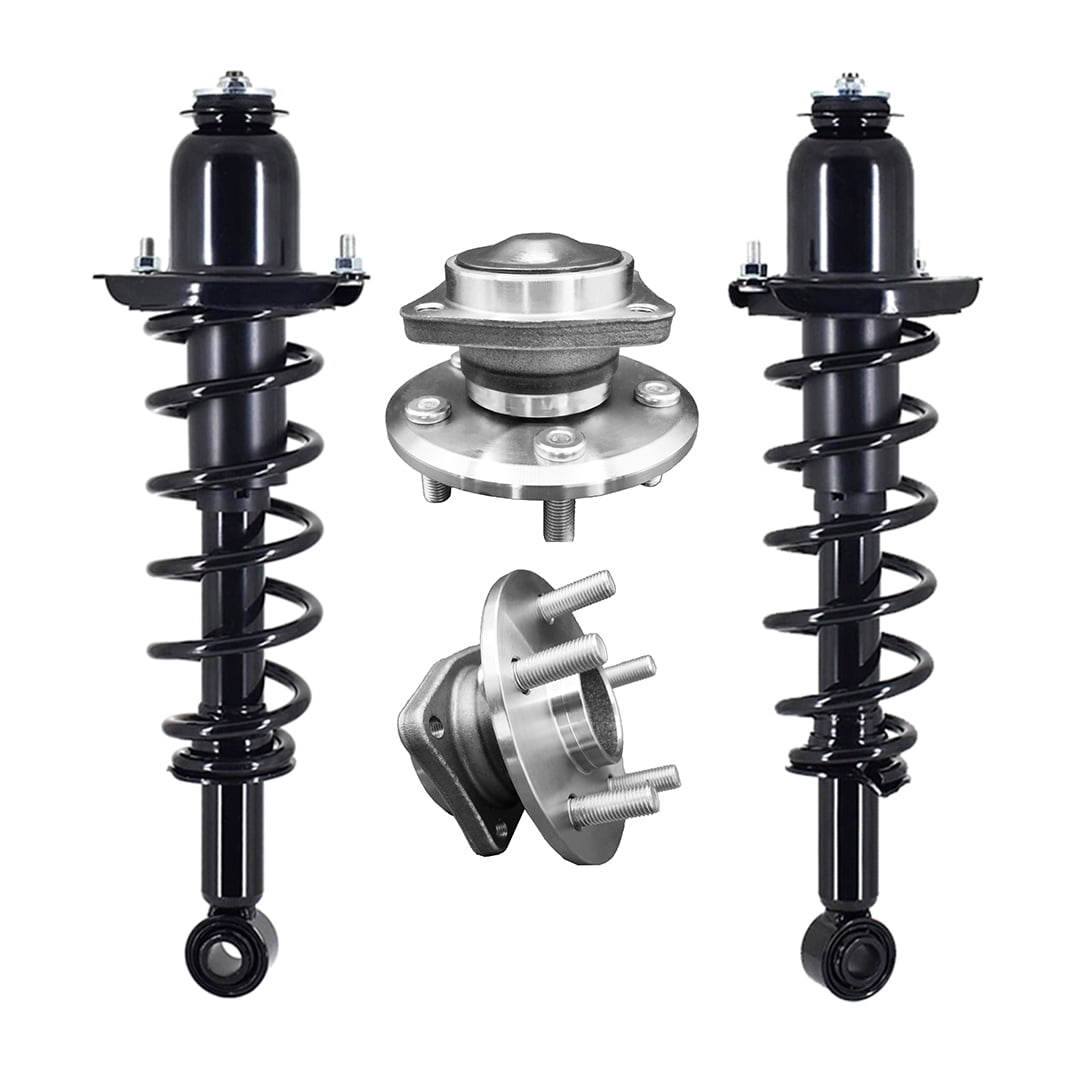 4 Rear Quick Complete Strut-Wheel Hub Bearing Assembly To 2004-2009 ...