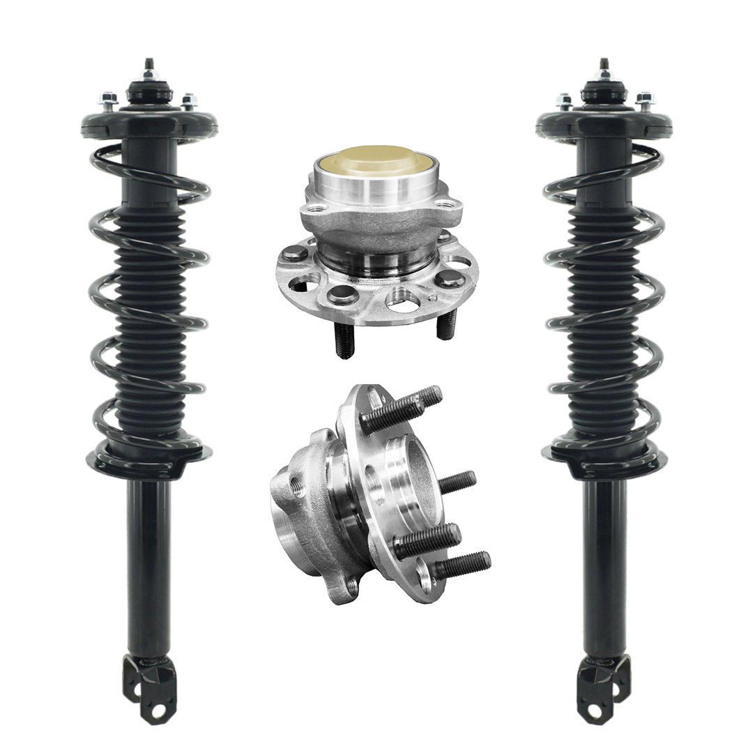 4 Rear Quick Complete Strut-Wheel Hub Bearing Assembly To 2016 2017 ...