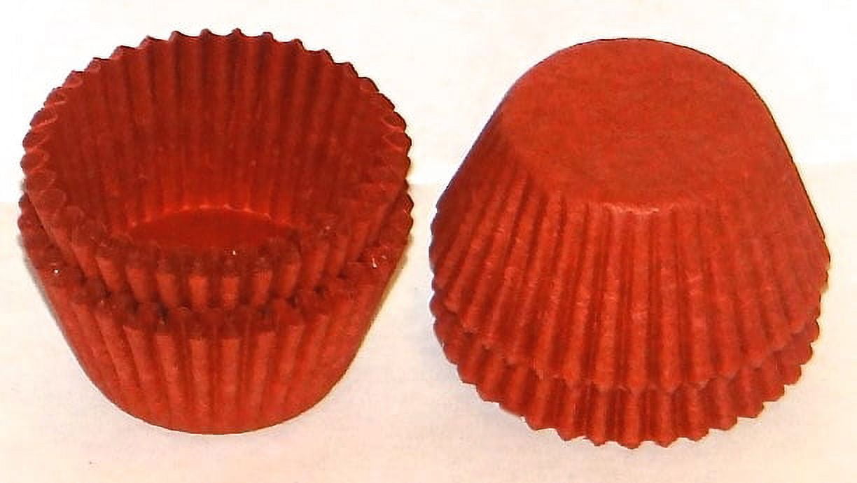 #4 Red Paper Candy Cup Cups 1000 Pack Candy Making Supplies - Walmart.com