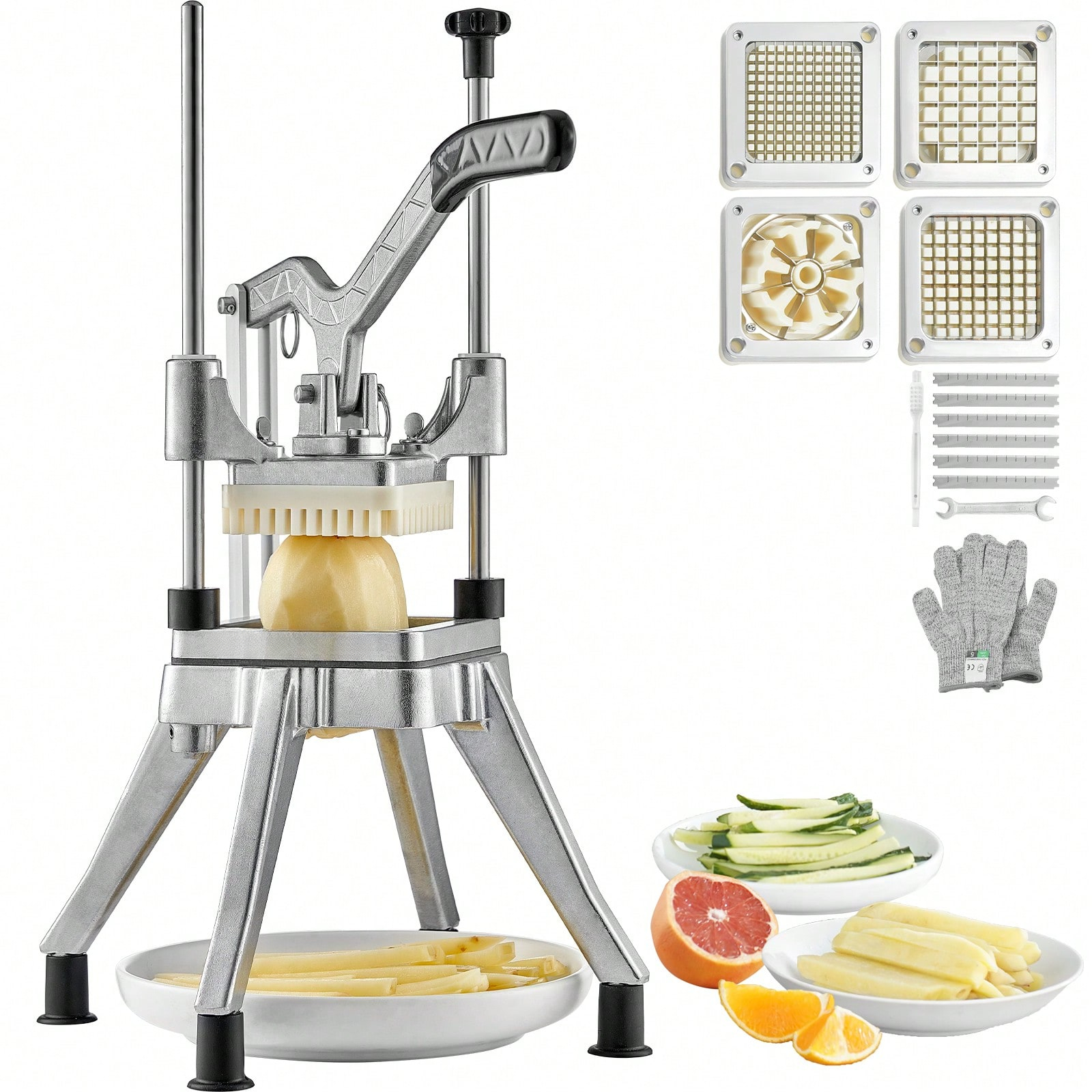 4 Replacement Blades Commercial Vegetable Chopper Stainless Steel ...