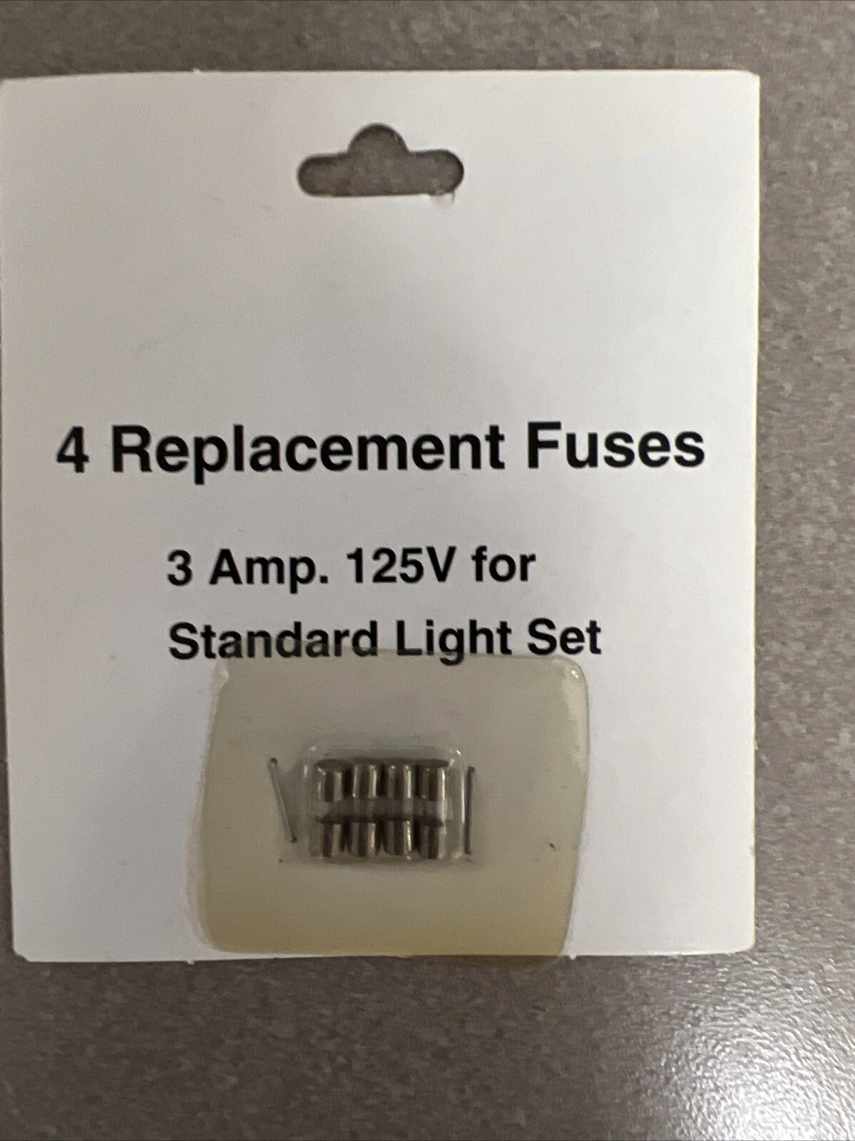 4 Replacement Fuses 3 Amp 125 Volts For Christmas Standard Light Set ...