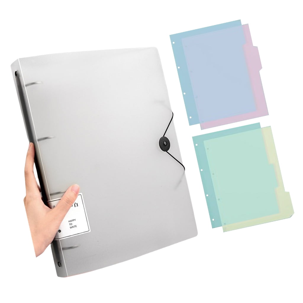 4 Rings Binder Letter Size File Folder Presentation Binder Hold up ...