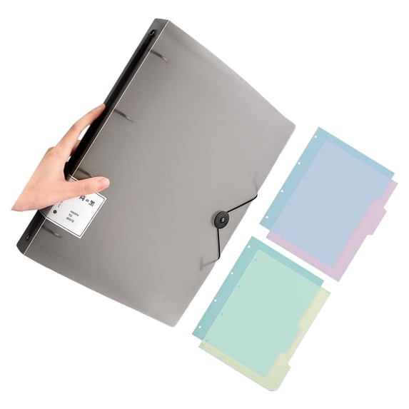 4 Rings Binder Presentation Display Folder Hold up 220Sheets Letter ...