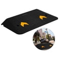 4" Rise Threshold Ramp Doorway, Rubber Power Wheelchair Ramp, 33000lbs ...