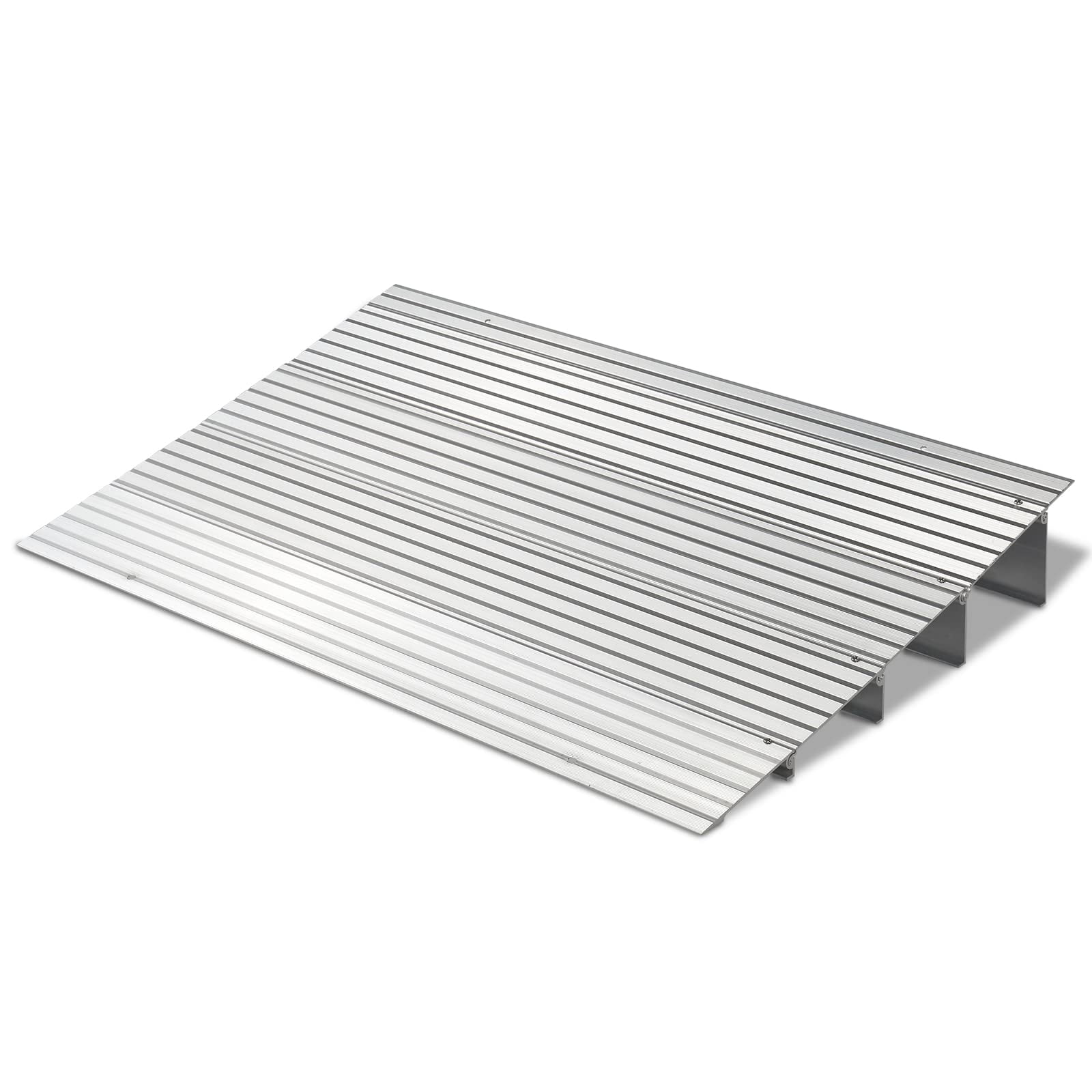 4" Rise Threshold Ramp for Wheelchairs, Adjustable Aluminum Alloy ...