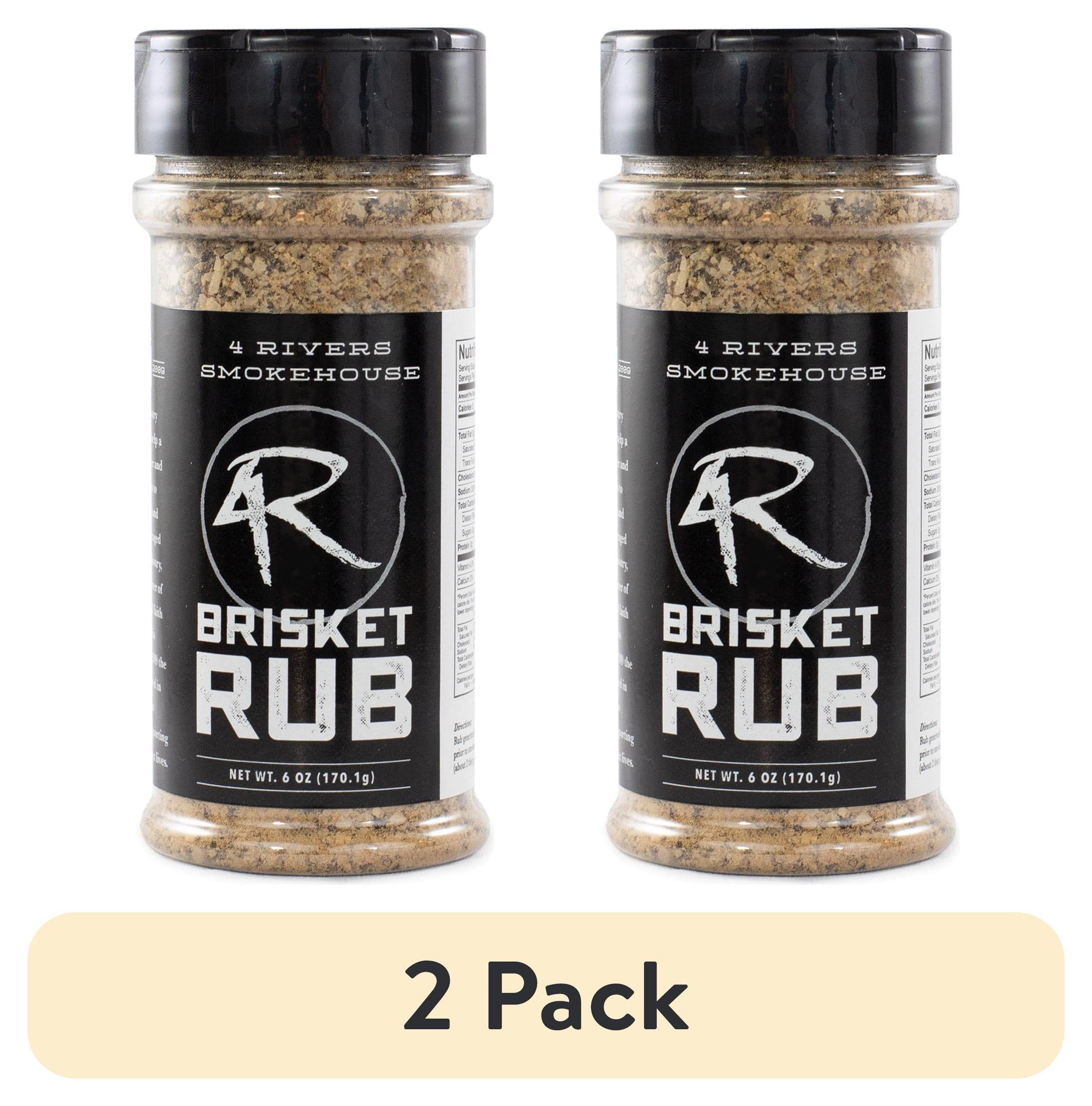 (2 pack) 4 Rivers Brisket Rub - 6oz - Walmart.com