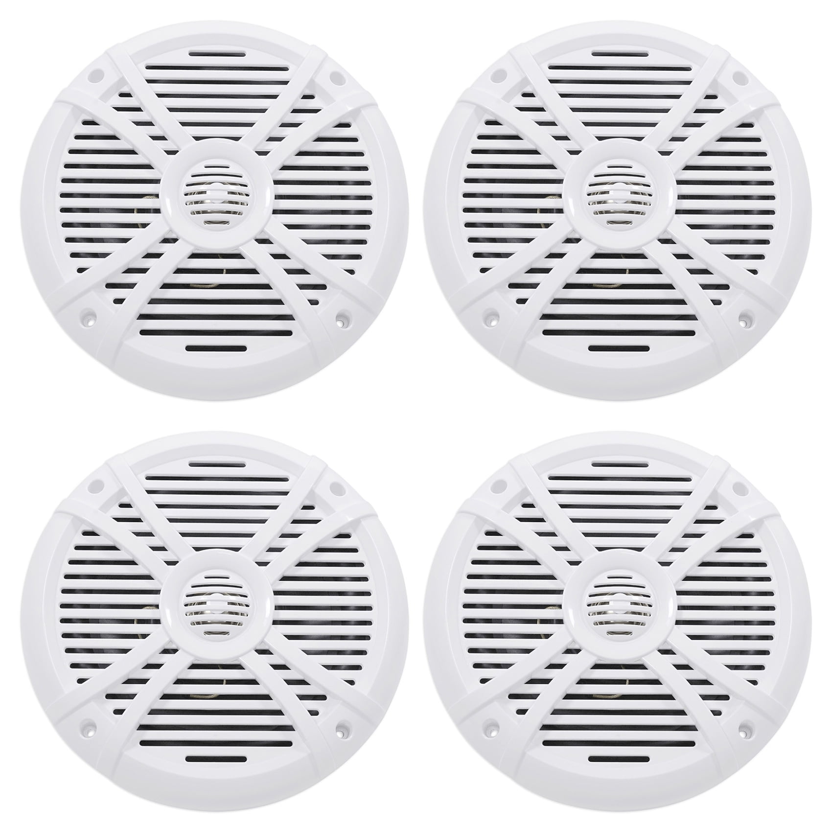Rockville RMSTS80W 8" 2000W Peak Waterproof Marine Boat Speakers 2-Way ...