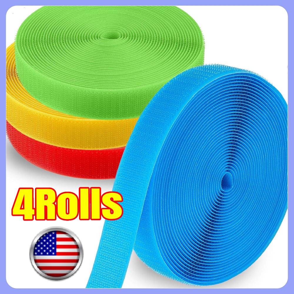 4 Roll 100 Feet Carpet Marker Strips for Office Nylon Carpet Strip Tape ...