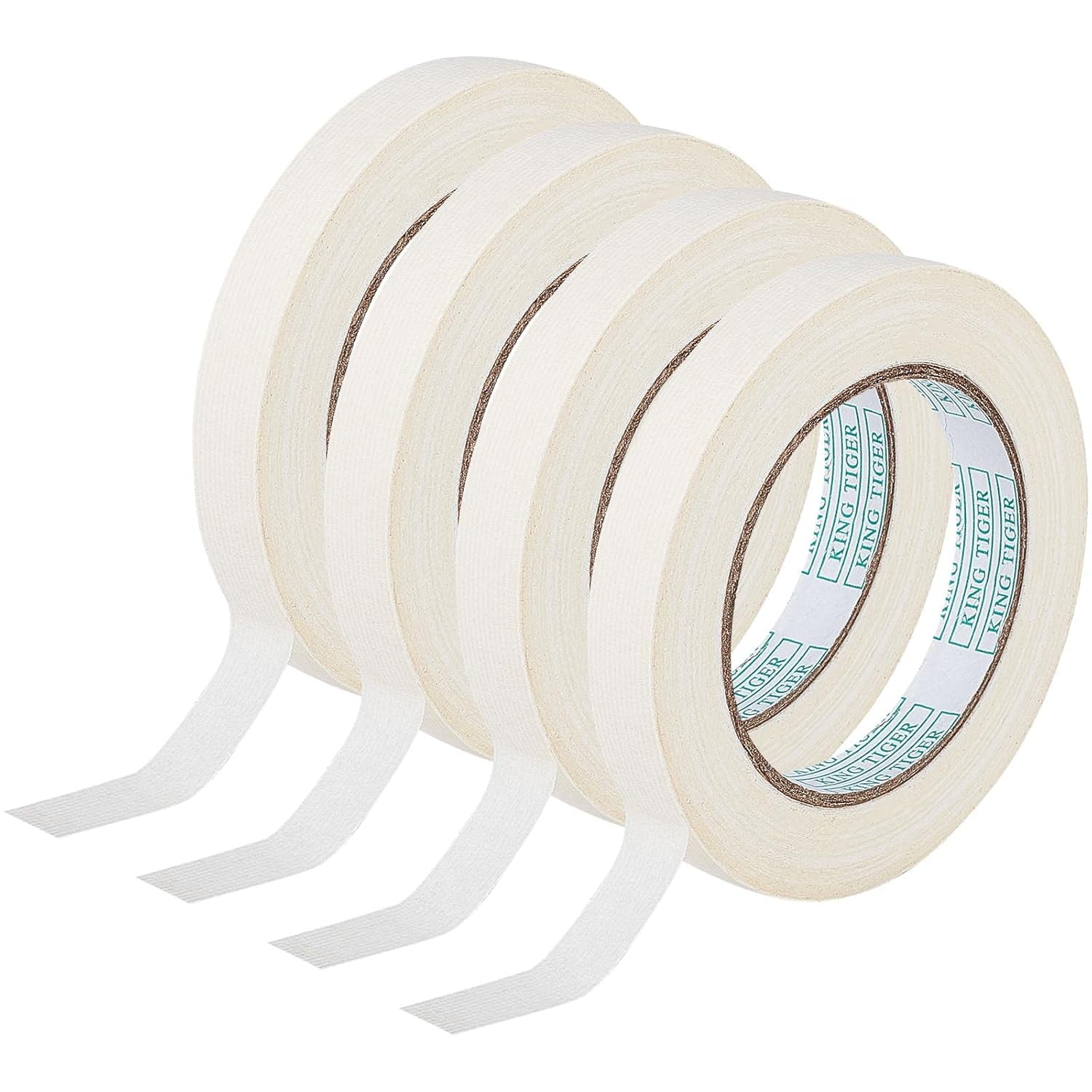 4 Roll 4 Roll White Artist Tape 656 Feet Long in Total 0.6mm Wide ...