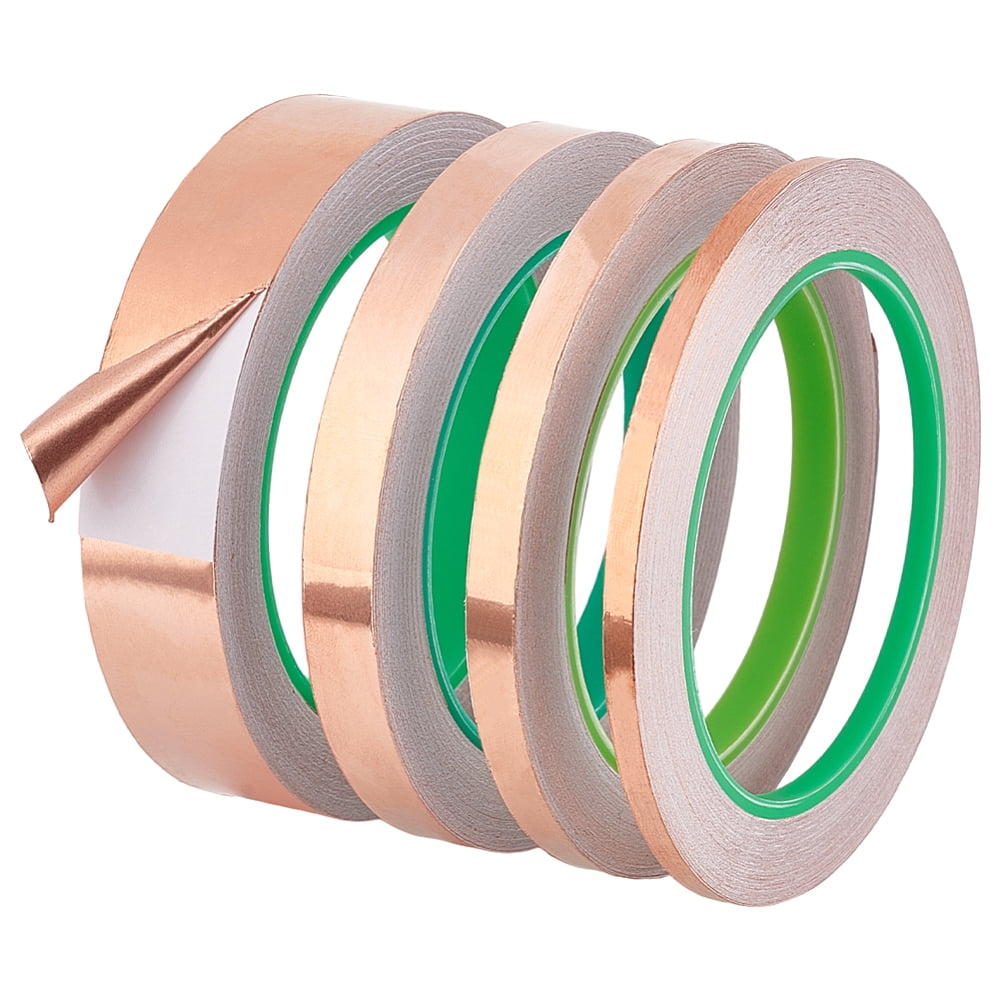 4 Roll 4 Styles Copper Foil Adhesive Tapes Conductive Copper Tape for ...