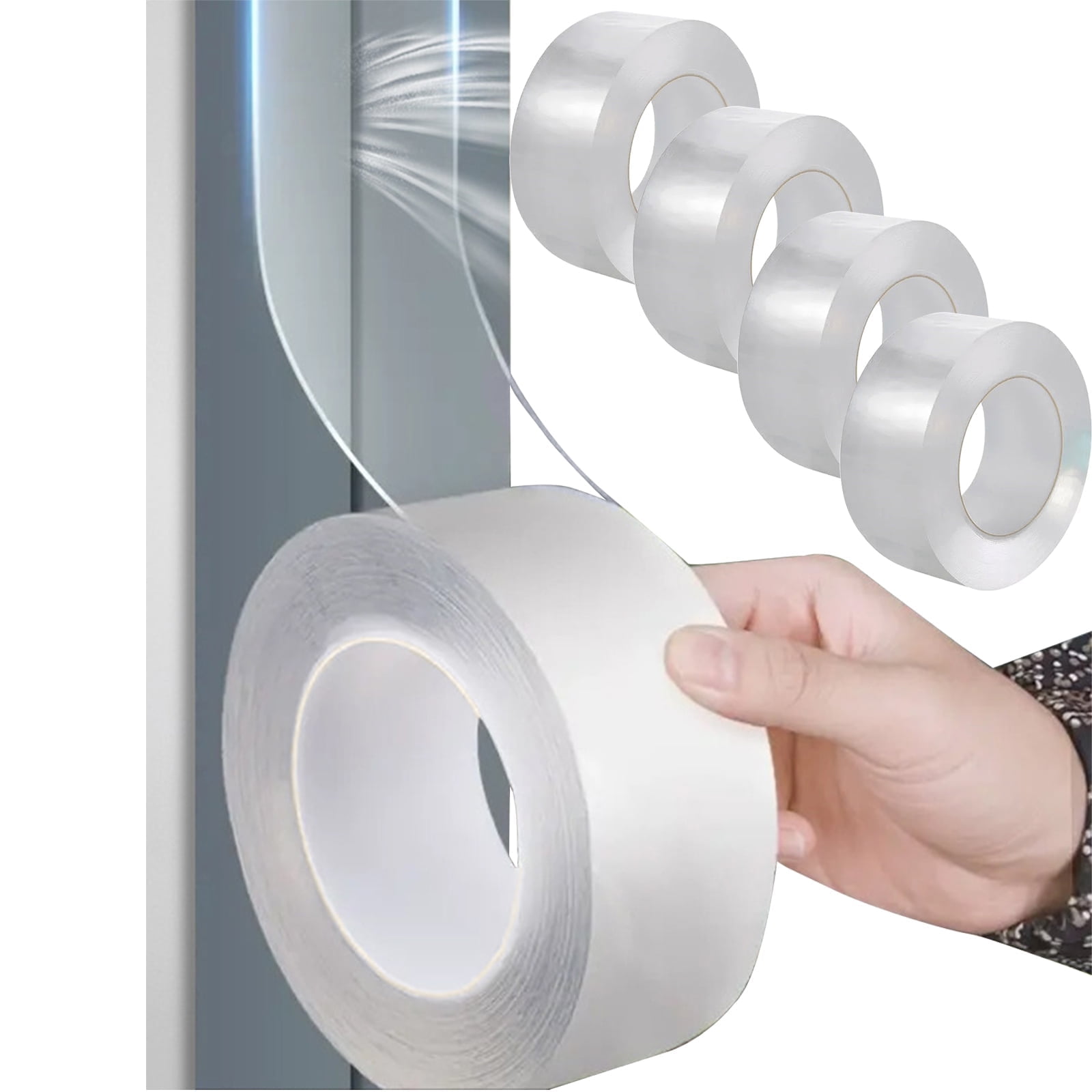 4 Roll Window Weather Sealing Tape 2IN x 66FT, Weatherproofing Draft ...