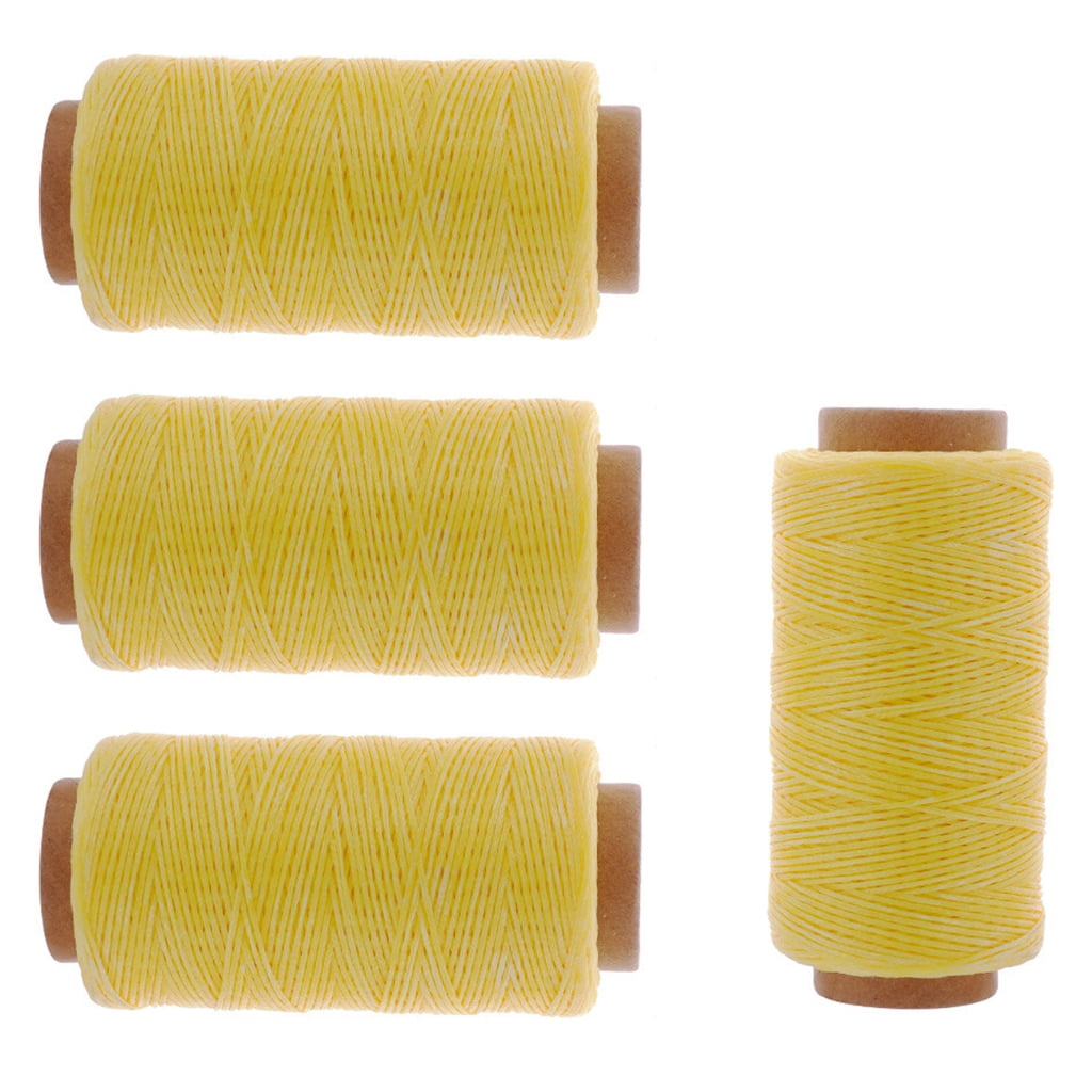 4 Roll of Leather Sewing Waxed Thread 164 Yards Each Hand Stitching ...