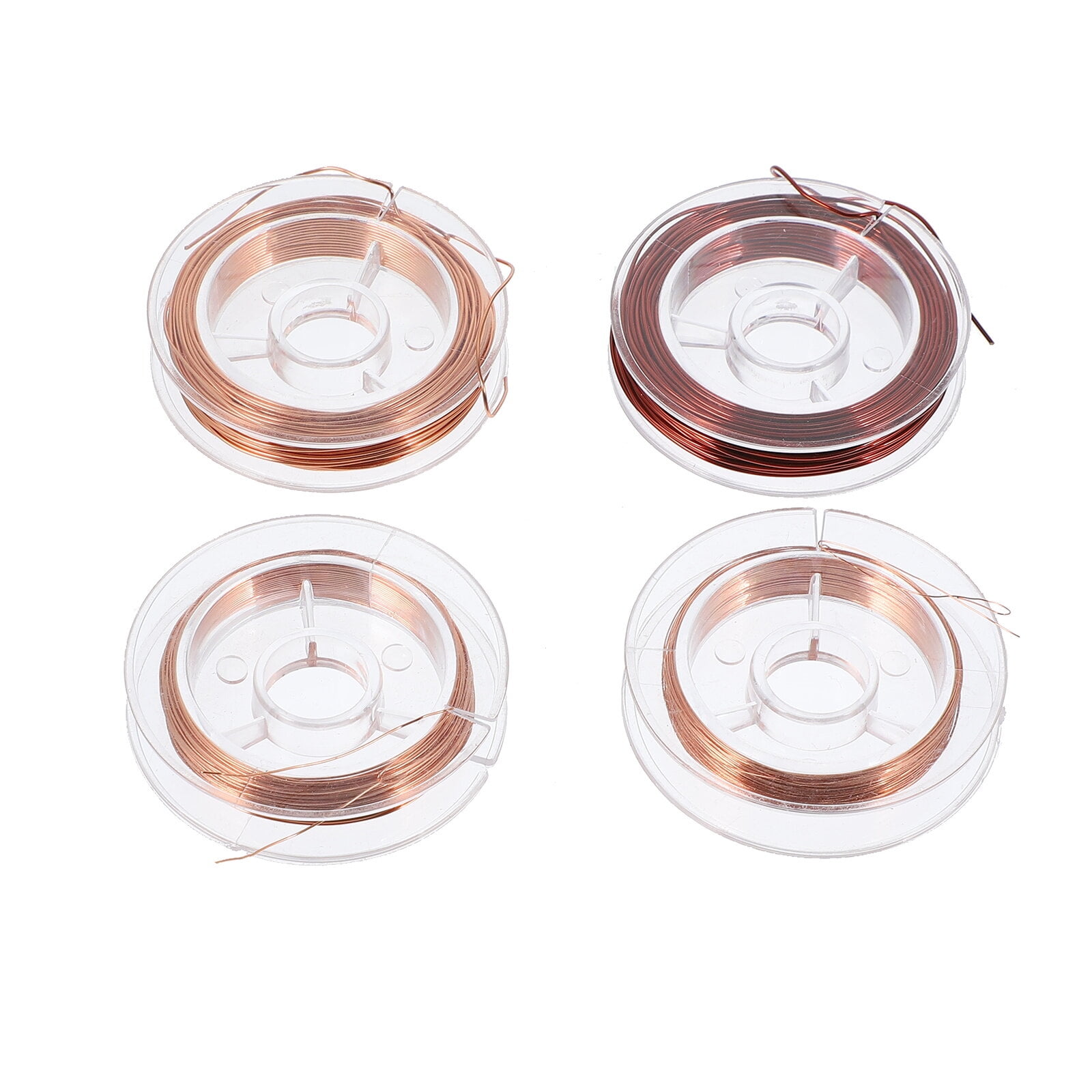 4 Rolls 10m Enameled Copper Wires DIY Accessories Magnet Winding Wires ...