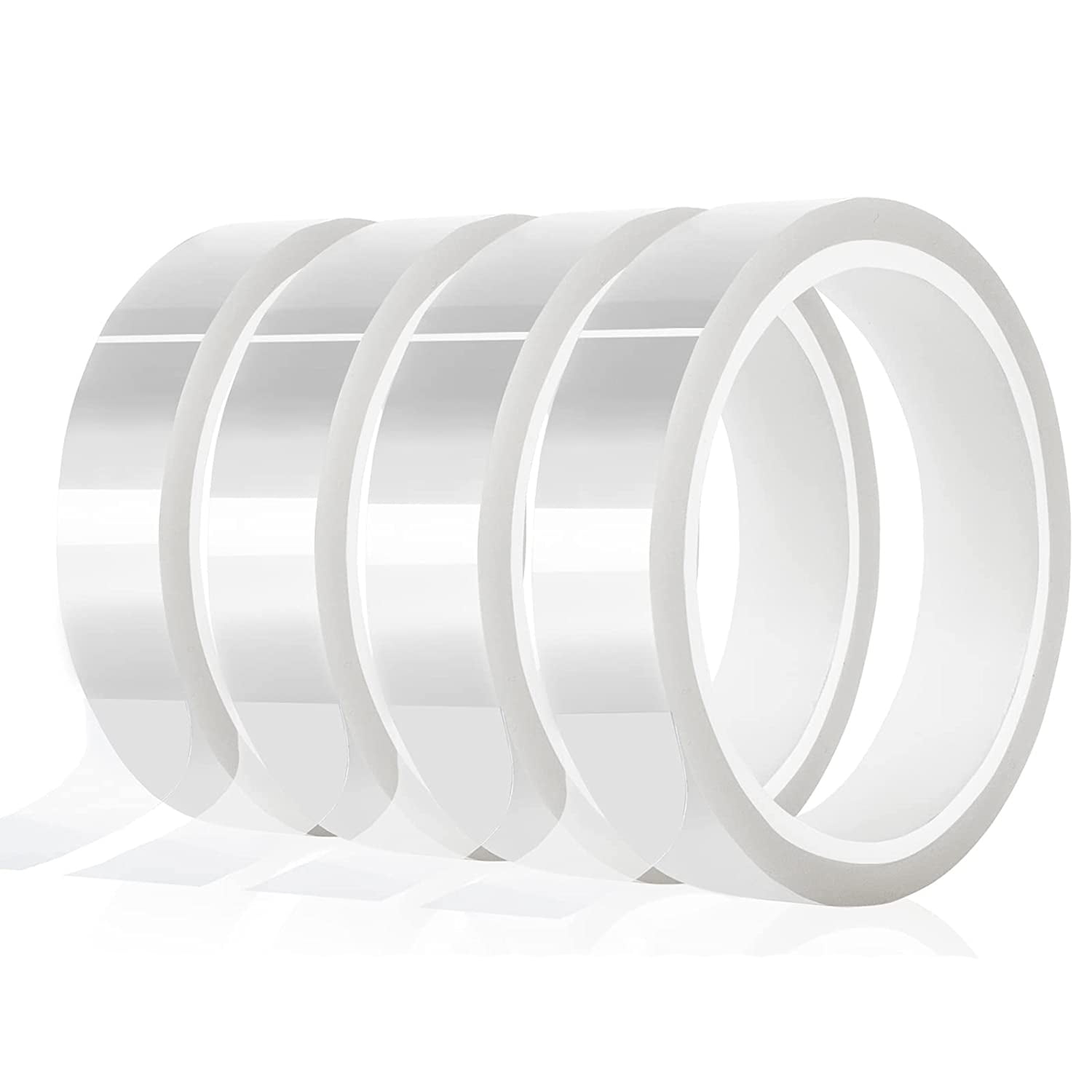 4 Rolls 20mm X33M(108Ft) Clear Heat Tape for Htv Electrical Transparent ...