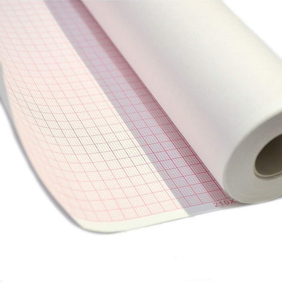 4 Rolls 210mm20m ECG Print Paper Thermal Recording Chart Papers for 12 ...