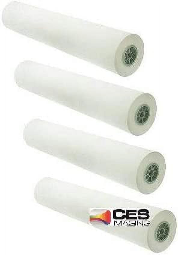 4 Rolls 24x150 20Lb Bond Paper 2"core For use in HP Designjet Inkjet ...