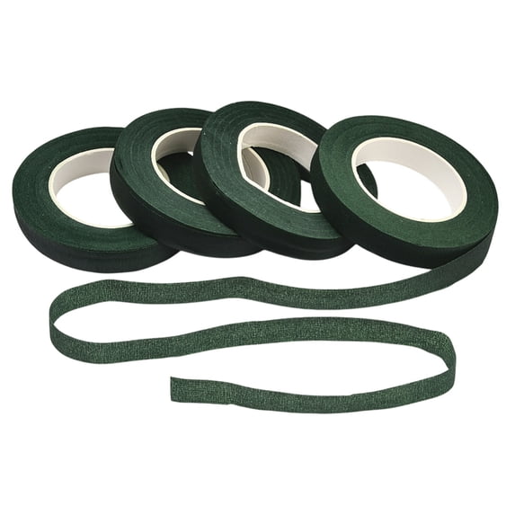 4 Rolls 29.5 Yards/27m Florist Tape Green Craft Tape Flower 1/2 Inch ...