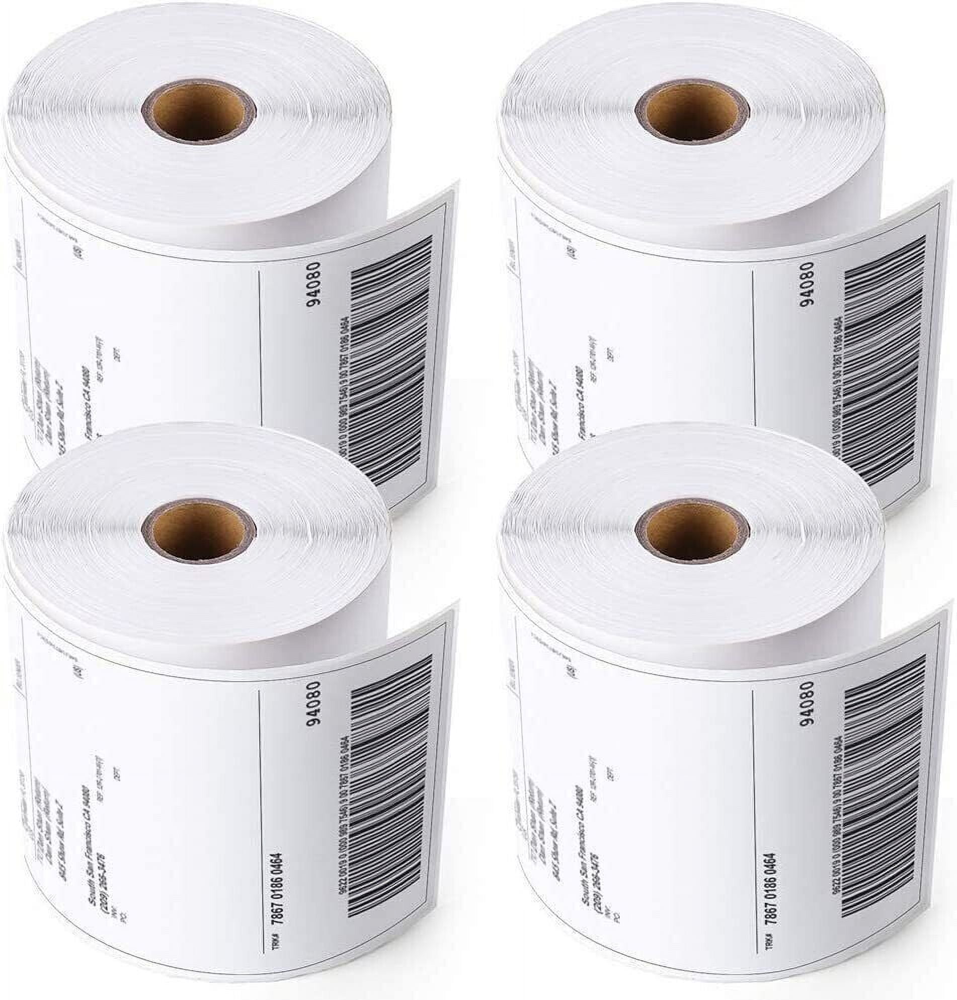 4 Rolls 4x6 Direct Thermal Shipping Labels - 1000 Total - Walmart ...