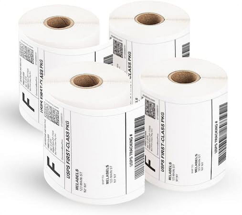 4 Rolls 4x6 Direct Thermal Shipping Labels 250 per roll 1000 labels ...