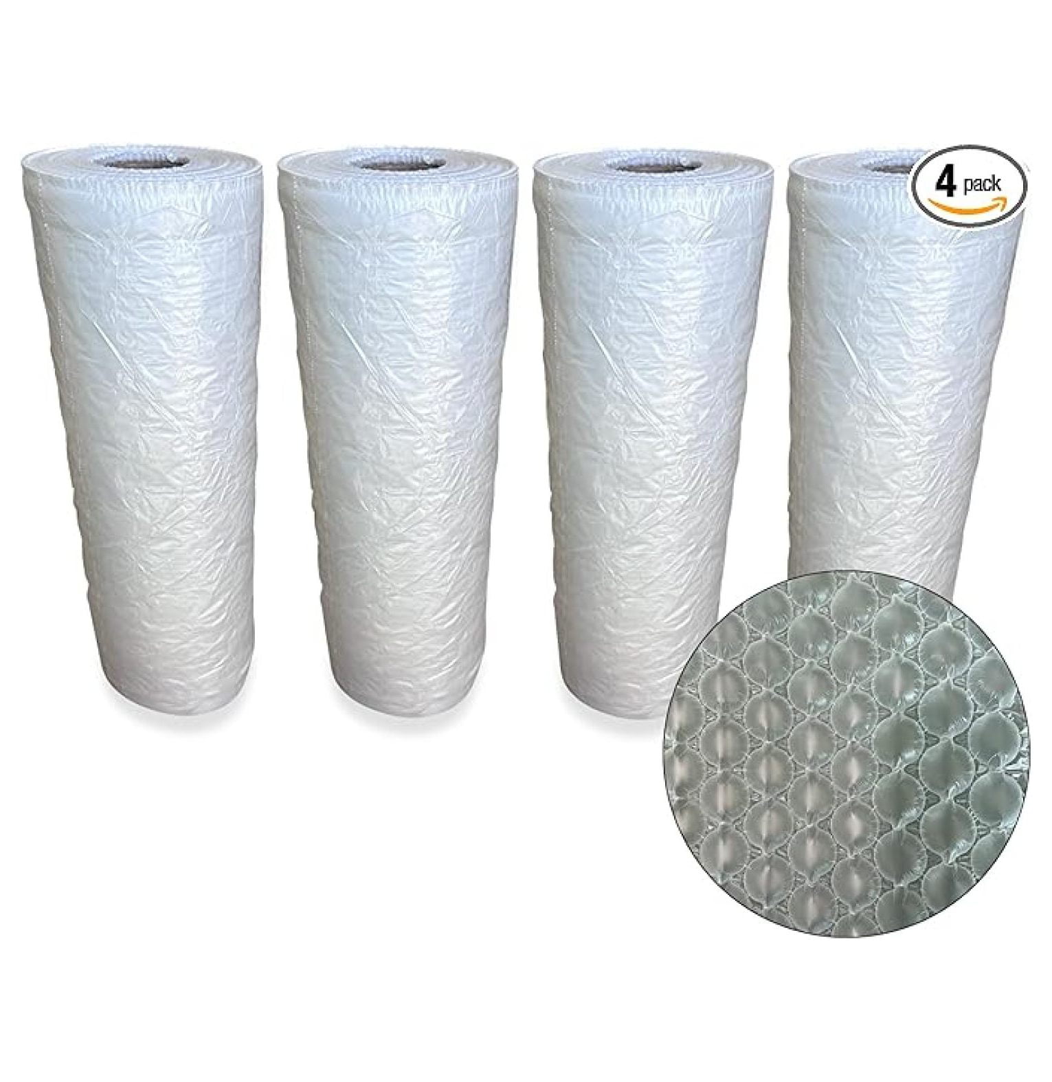 4 Rolls of 984 FT x 1/2" x 12" Wide Bubbles Roll Film - Perforated ...