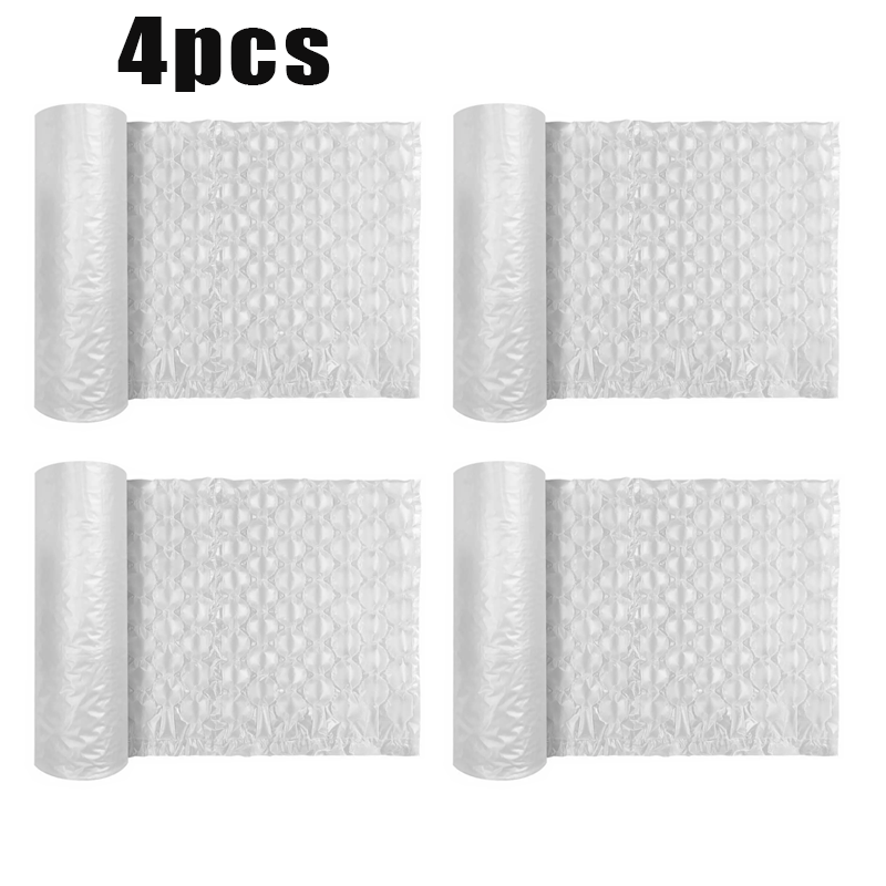 4 Rolls 984ft x16" Air Cushion Machine Film Bubble Pillow Packaging ...