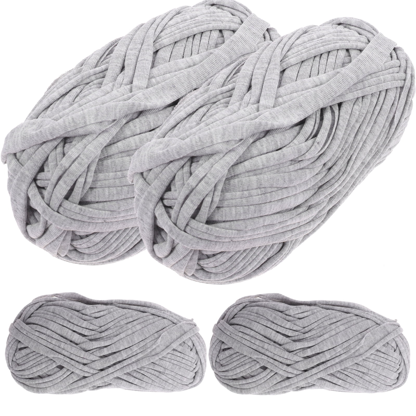 4 Rolls Ball of Wool Knitting Supply Rope Braided Yarn Yarns Crochet ...