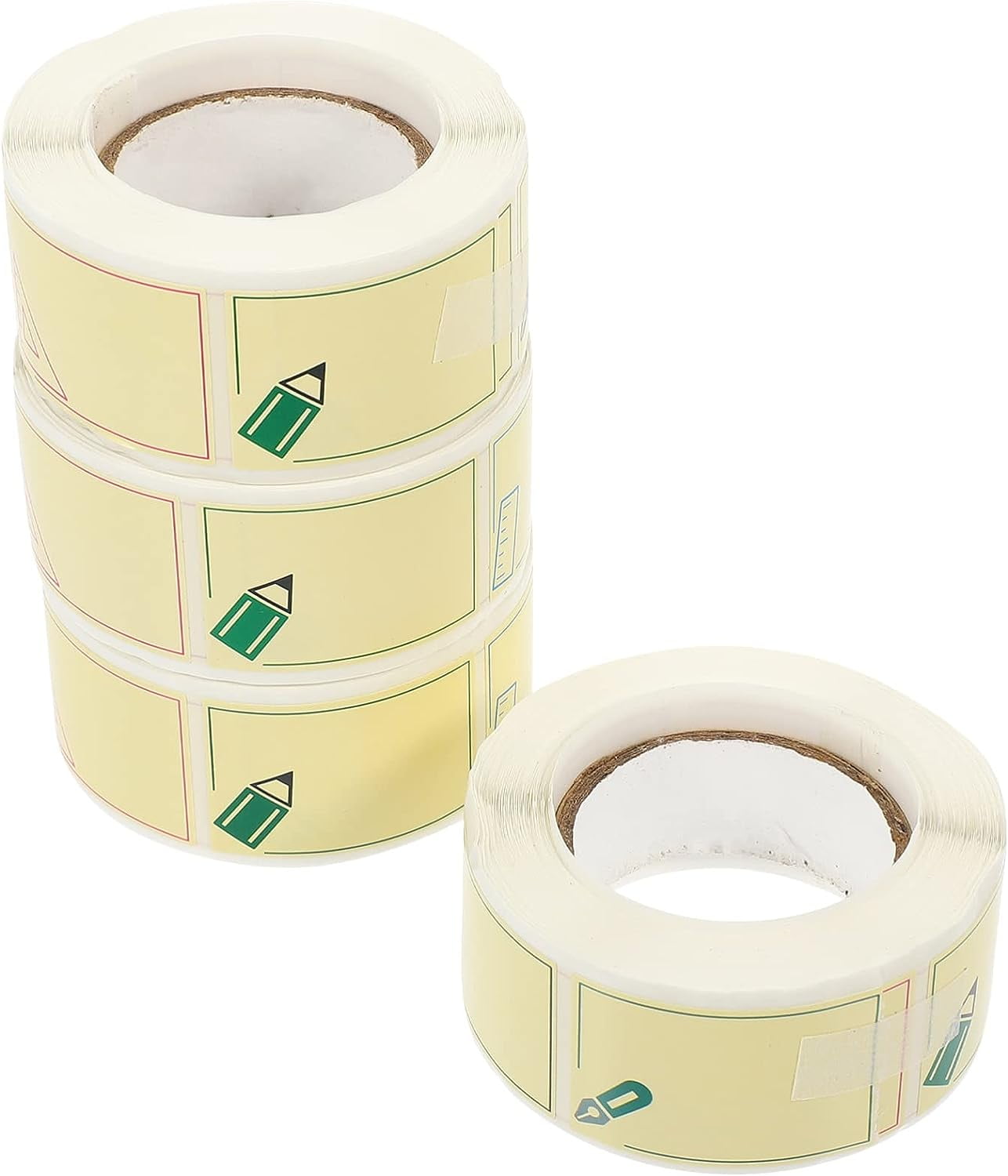 Custom Tags 4 Rolls of Blank Name Tag Labels Classroom Label Sticker ...