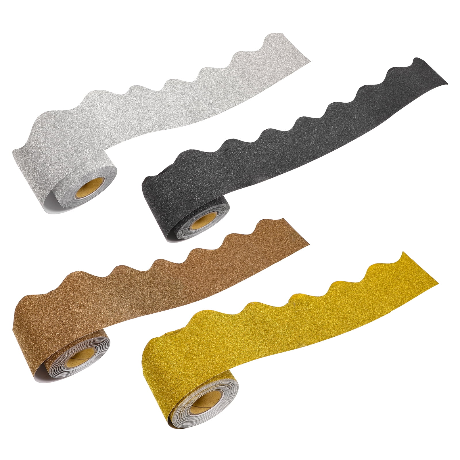 4 Rolls Border Paper Removable Trim Decor for Office Decore Posters ...