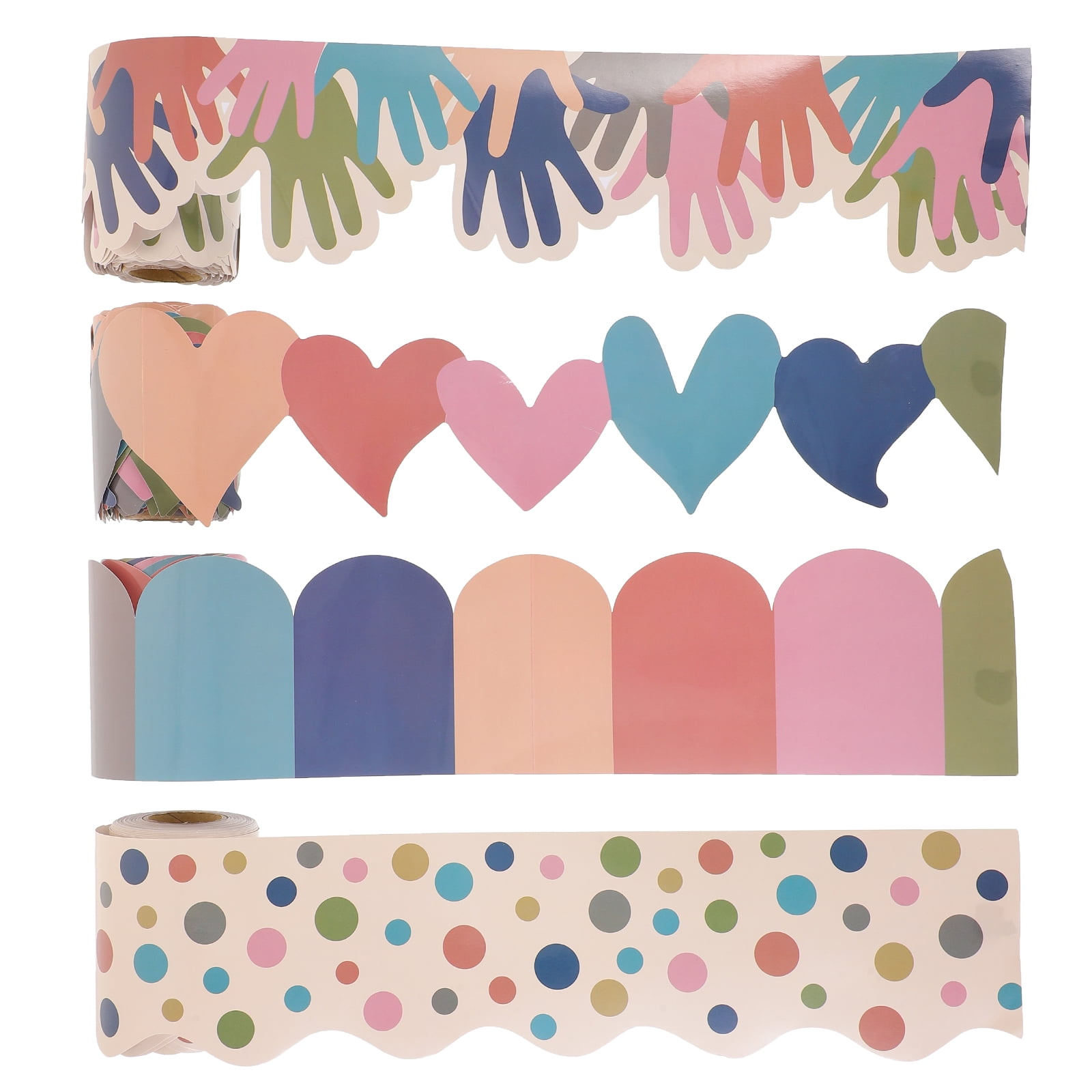 4 Rolls Border Sticker for Bulletin Board Blackboard Border DIY Sticker ...