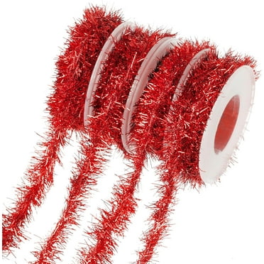 16 Feet Christmas Foil Tinsel Garland for Christmas Tree Holiday Walll ...