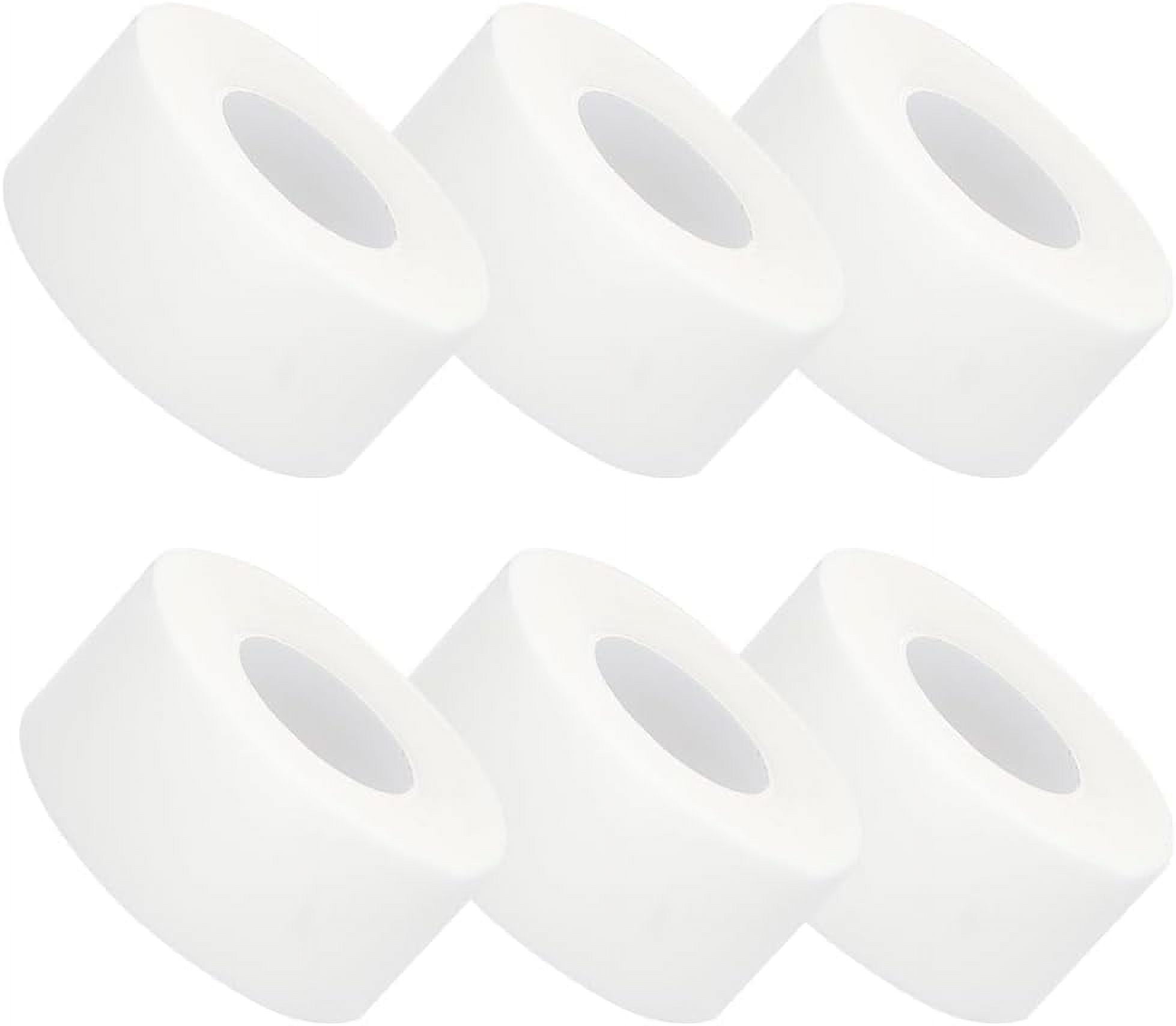 4 Rolls Collar Tape White Cloth Reducer Foam Reducing Sweat Pads Hat ...