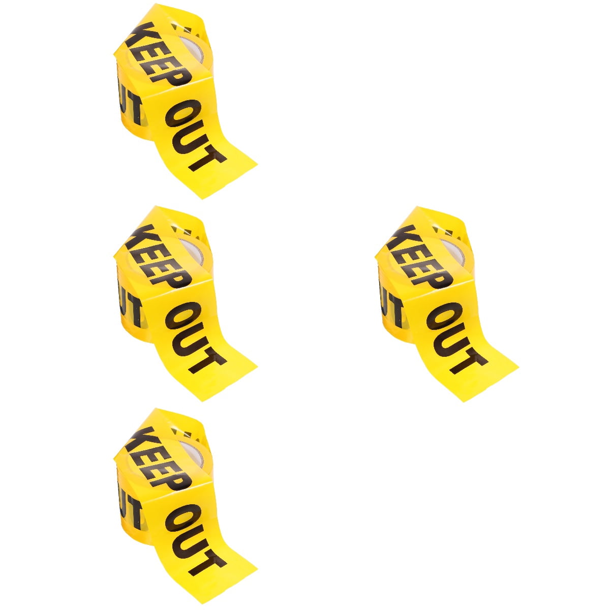 4 Rolls Crime Scene Tape Warning Tape Non-adhesive Caution Tape Keep ...