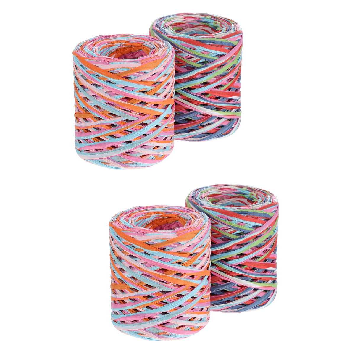 4 Rolls DIY Paper Ropes Chic Package Ropes Packing Ribbon Wrapping ...