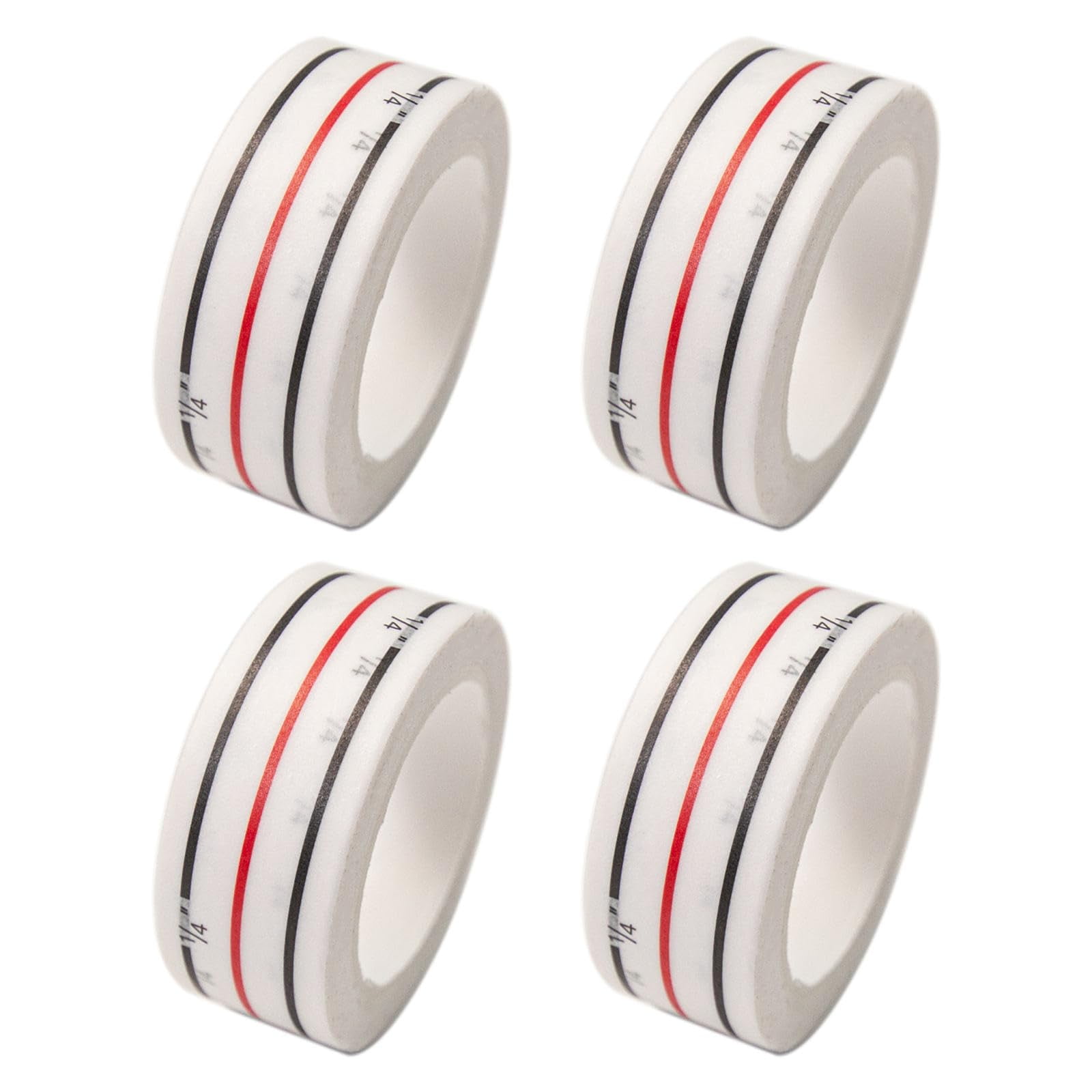 4 Rolls Diagonal Seam Tapes 1/4" Sewing Basting Tape for Sewing ...