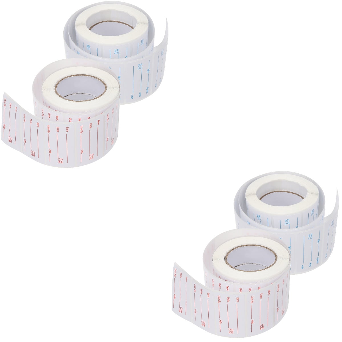 4 Rolls Food Labels Stickers Kitchen Food Containers Labels Food Date ...