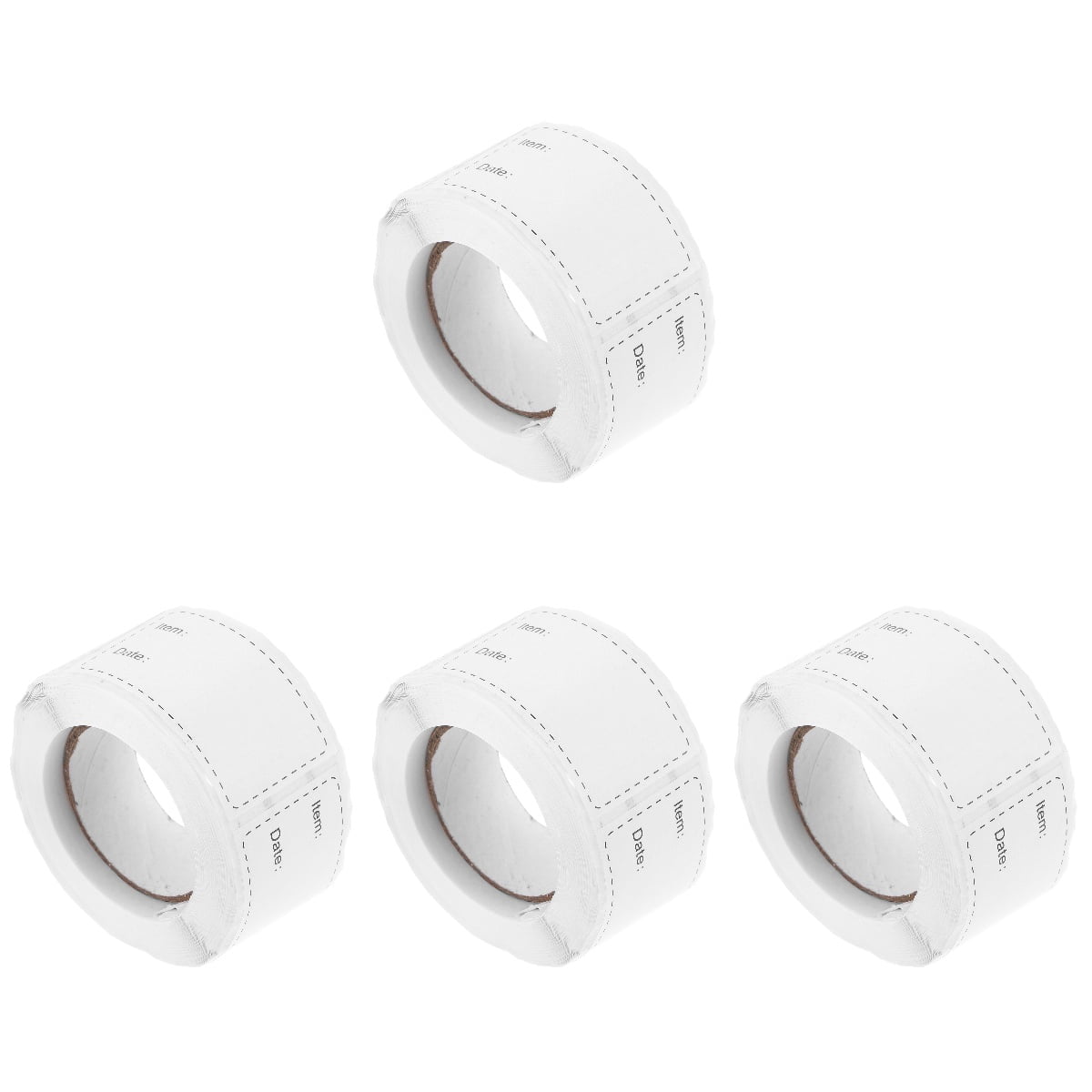 4 Rolls Freezer Food Labels Self-adhesive Food Stickers Refrigerator ...