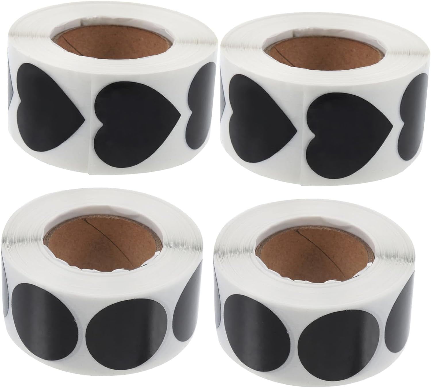 4 Rolls Gift Tags Gift Tag Stickers Appliques Embellishments Copper ...