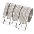4 Rolls Glittering Rhinestones Ribbons Trim Decorative Crystal Tapes ...