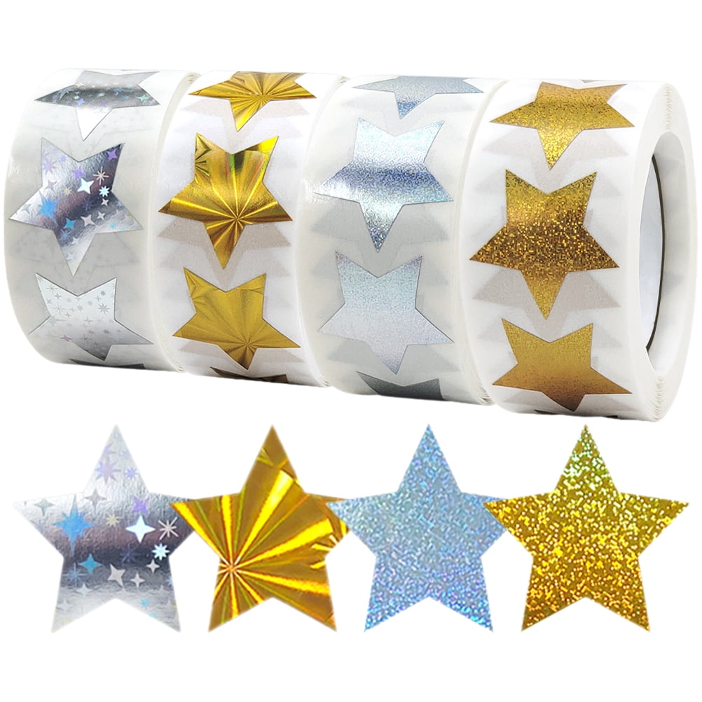 Toyandona Self Adhesive Star Shaped Stickers 6Pack 10In - Walmart.com