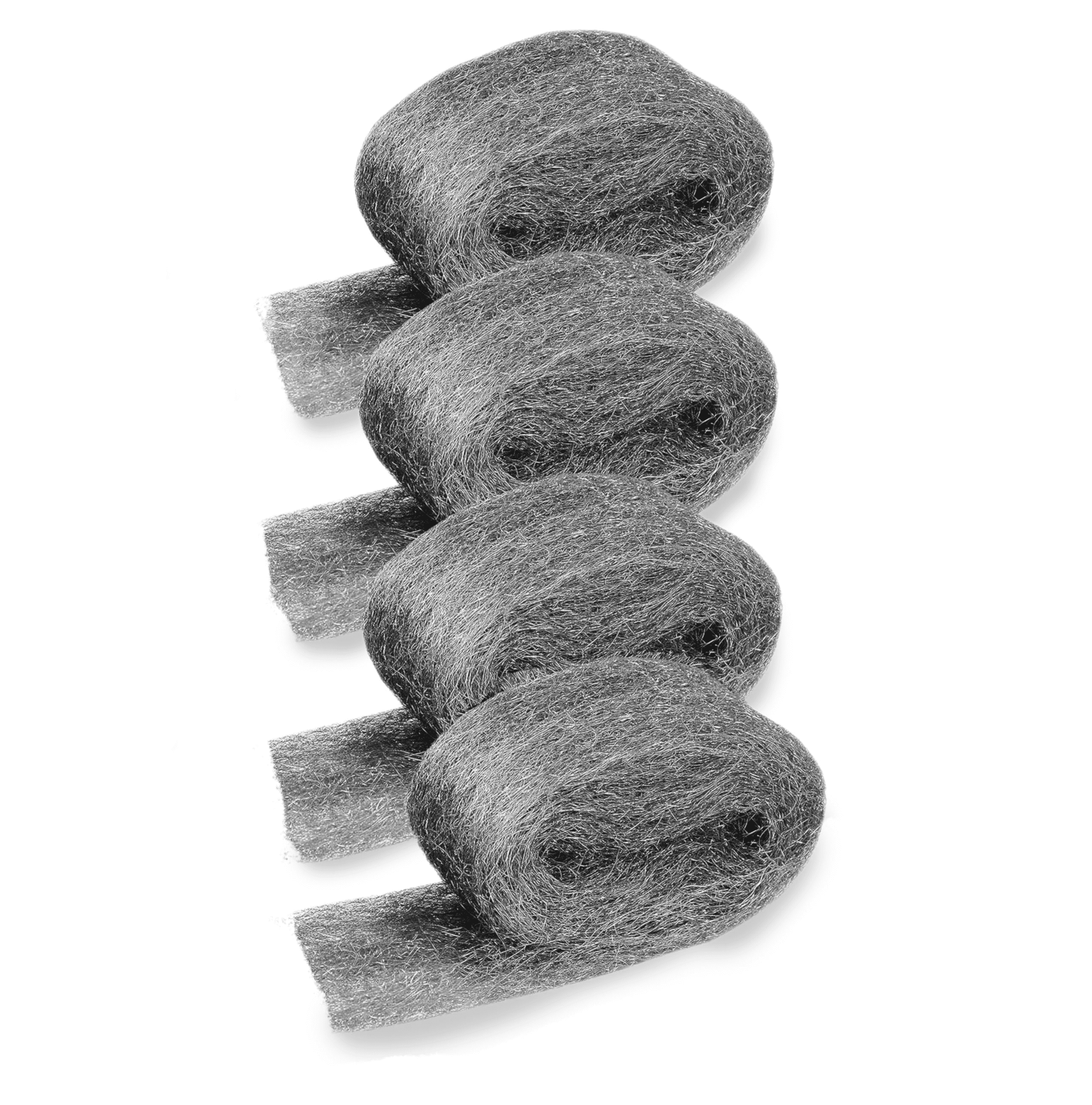 4 Rolls Steel Wool for Mice Control 3"×13ft Steel Wool, Gap Filter for ...