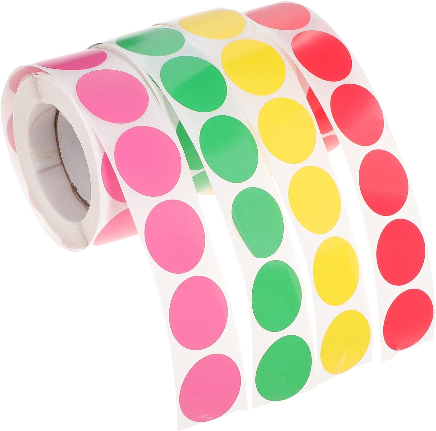 4 Rolls Sticker Labels Sticky Coding Labels Label Stickers Color ...