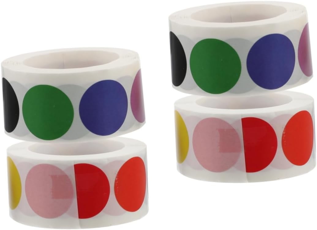 4 Rolls Tag Label Labels Removable Stationery for Seal Coding of ...