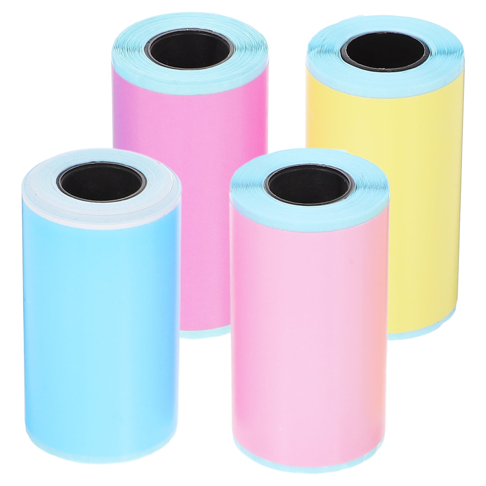4 Rolls Thermal Labels Self Adhesive Thermal Printer Stickers Name Tag ...