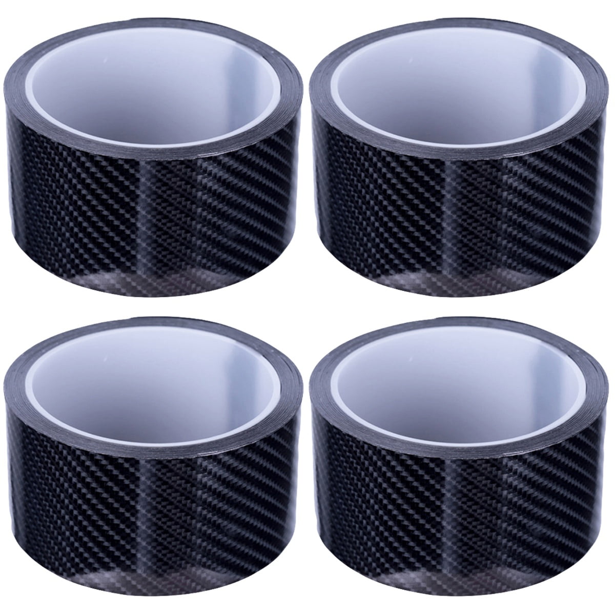 4 Rolls Vehicle Threshold Protectors Car Door Sill Sticker Guard Black ...