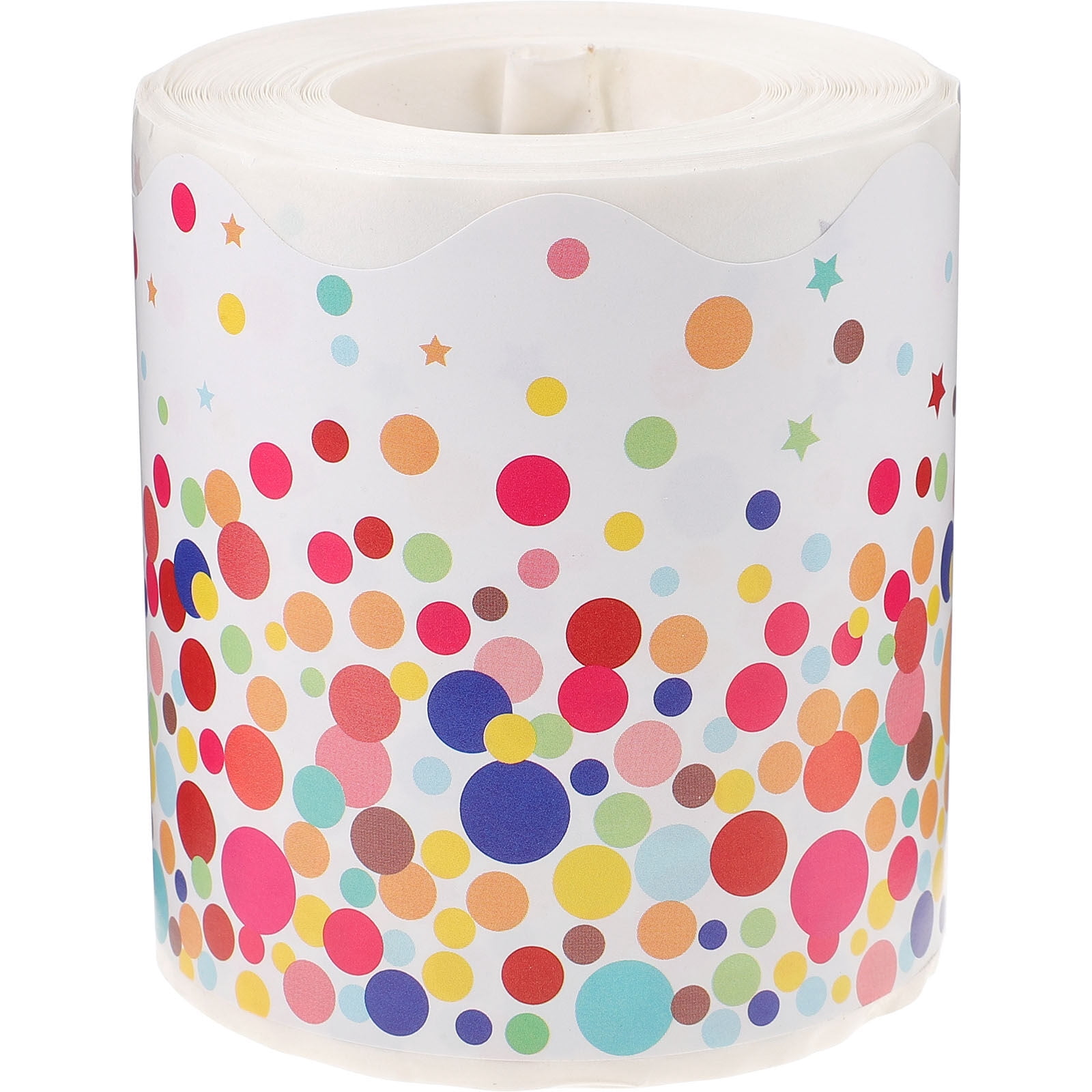 4 Rolls Wave Dot Bulletin Border Sticker Classroom Border DIY Sticker ...
